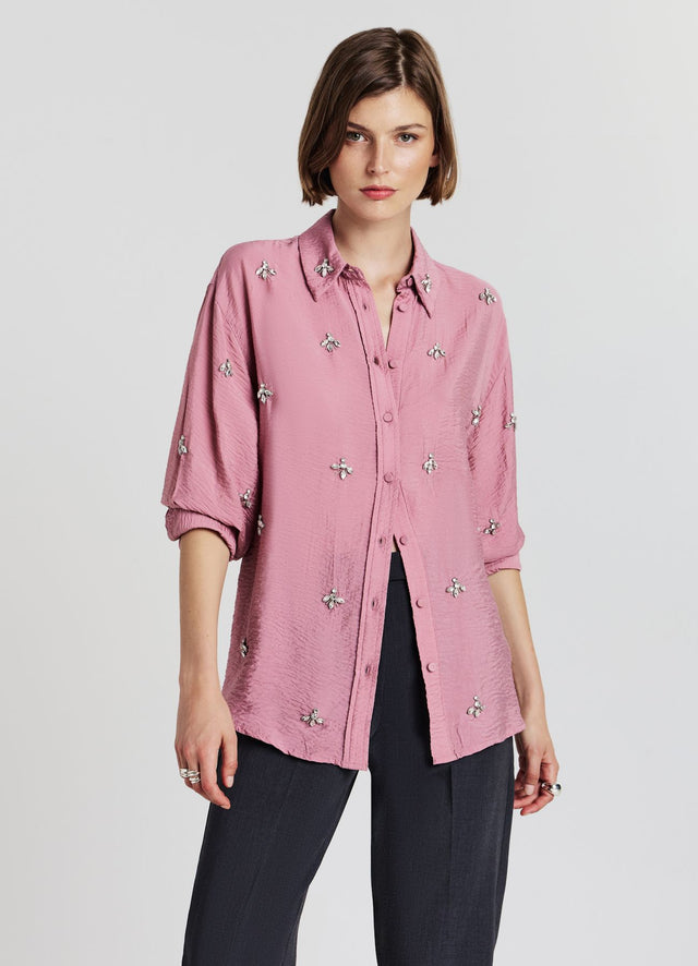 Camicia oversize applicazioni – Calliope