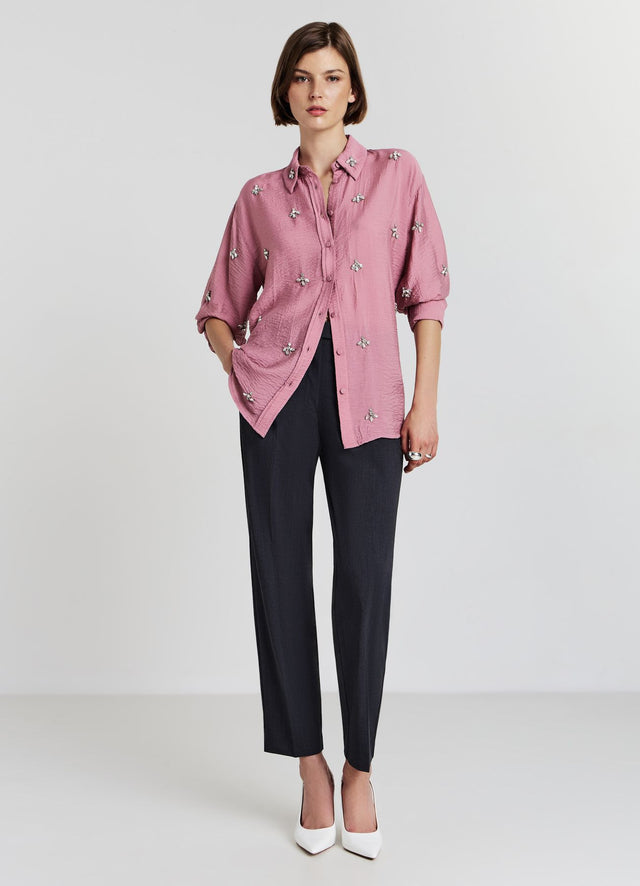 Camicia oversize applicazioni – Calliope