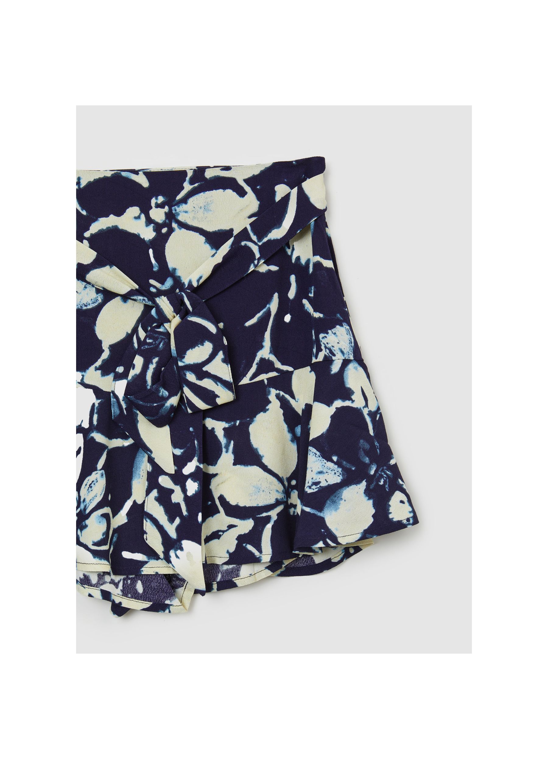 Φούστα-παντελόνι με μοτίβο var midnight blue | Calliope