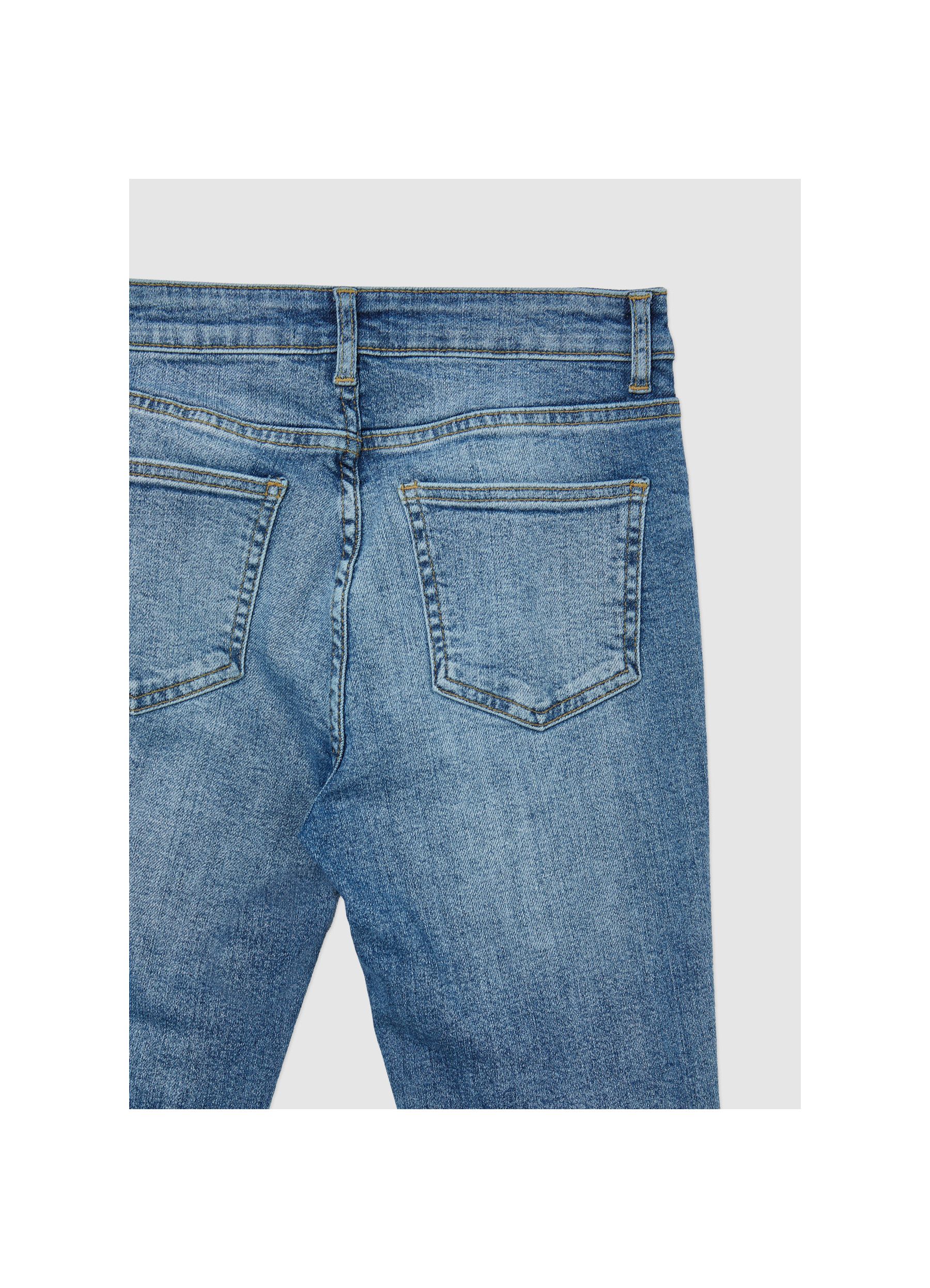 Flared jeans middle blue denim | Calliope