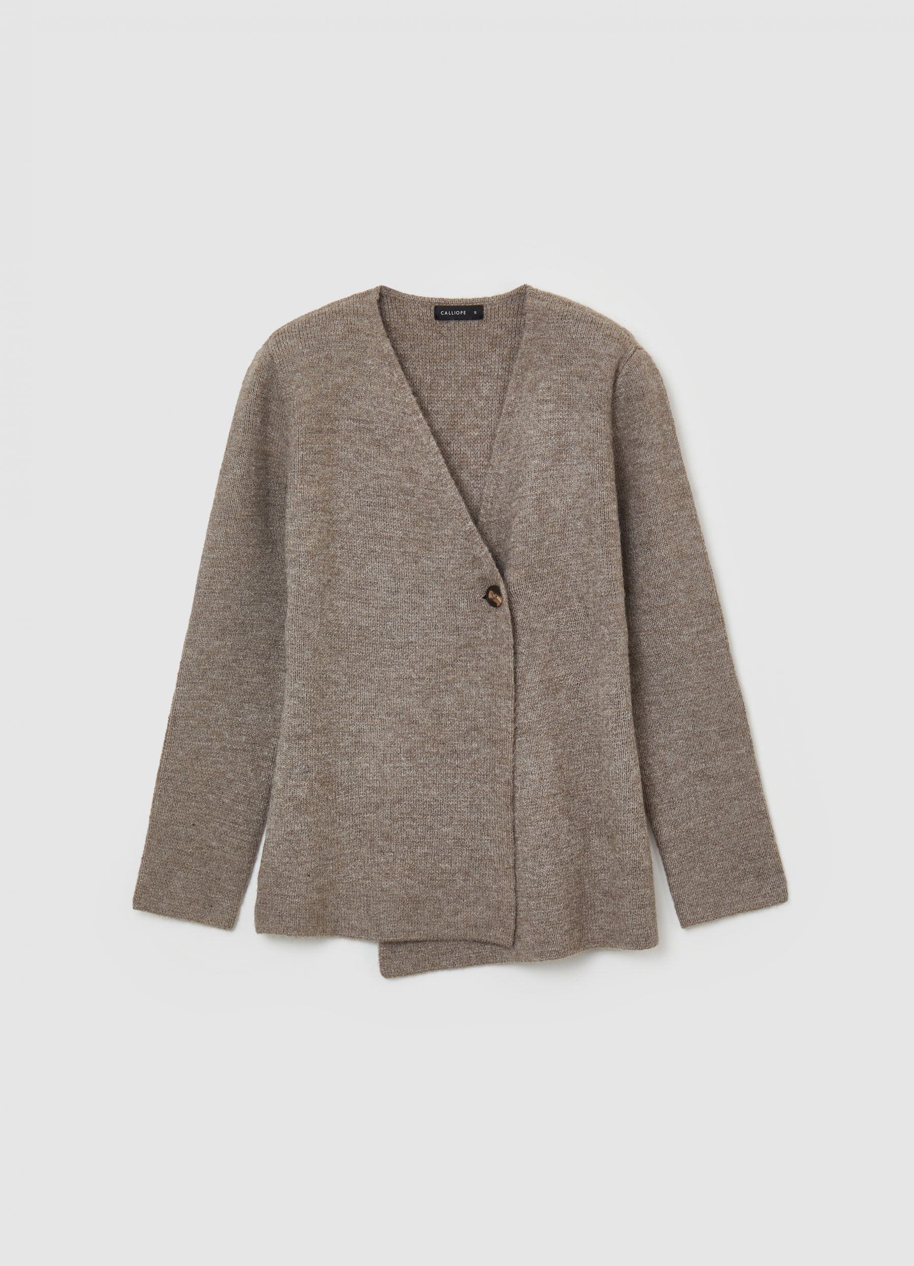 Ein-Knopf-Strickjacke | Calliope