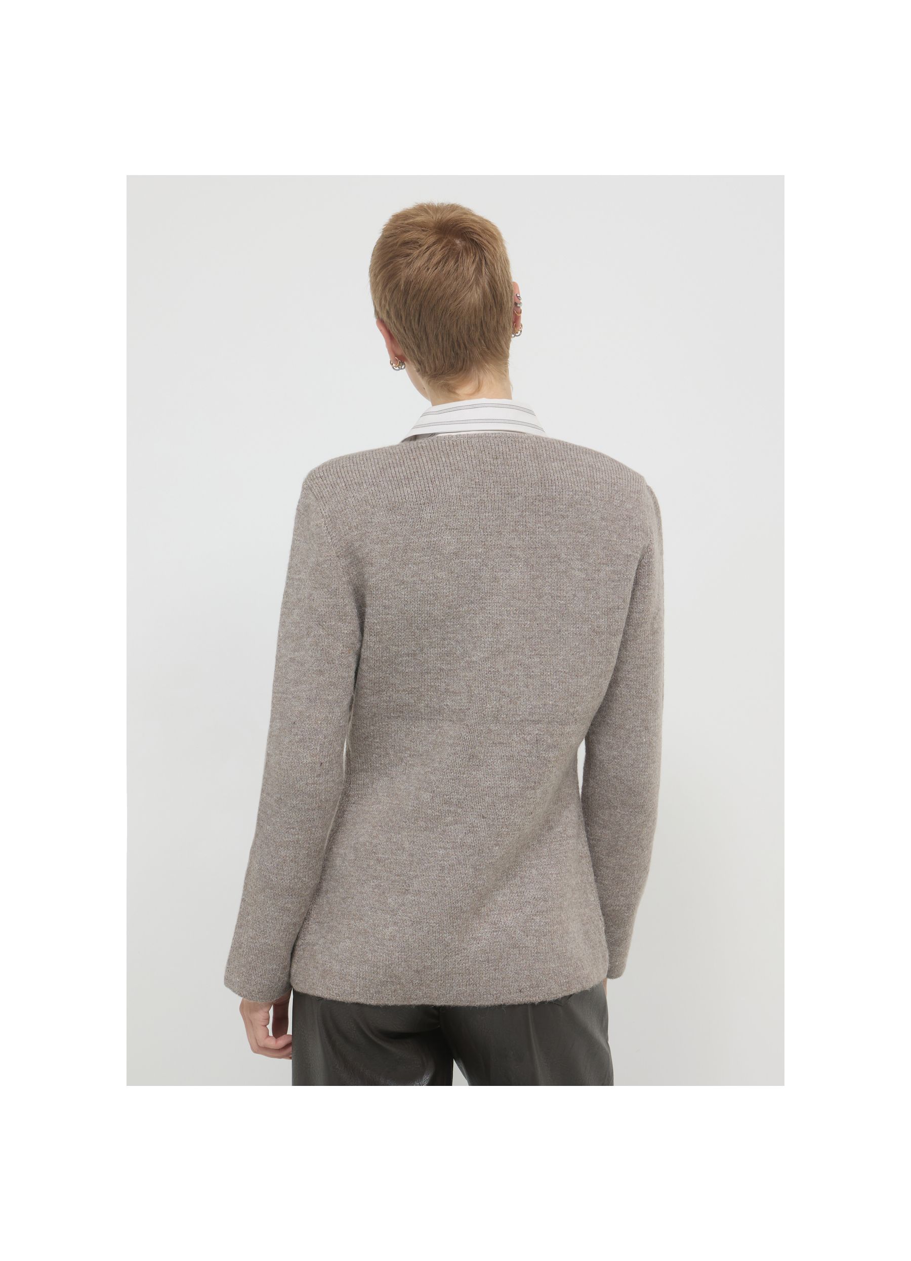 Ein-Knopf-Strickjacke | Calliope