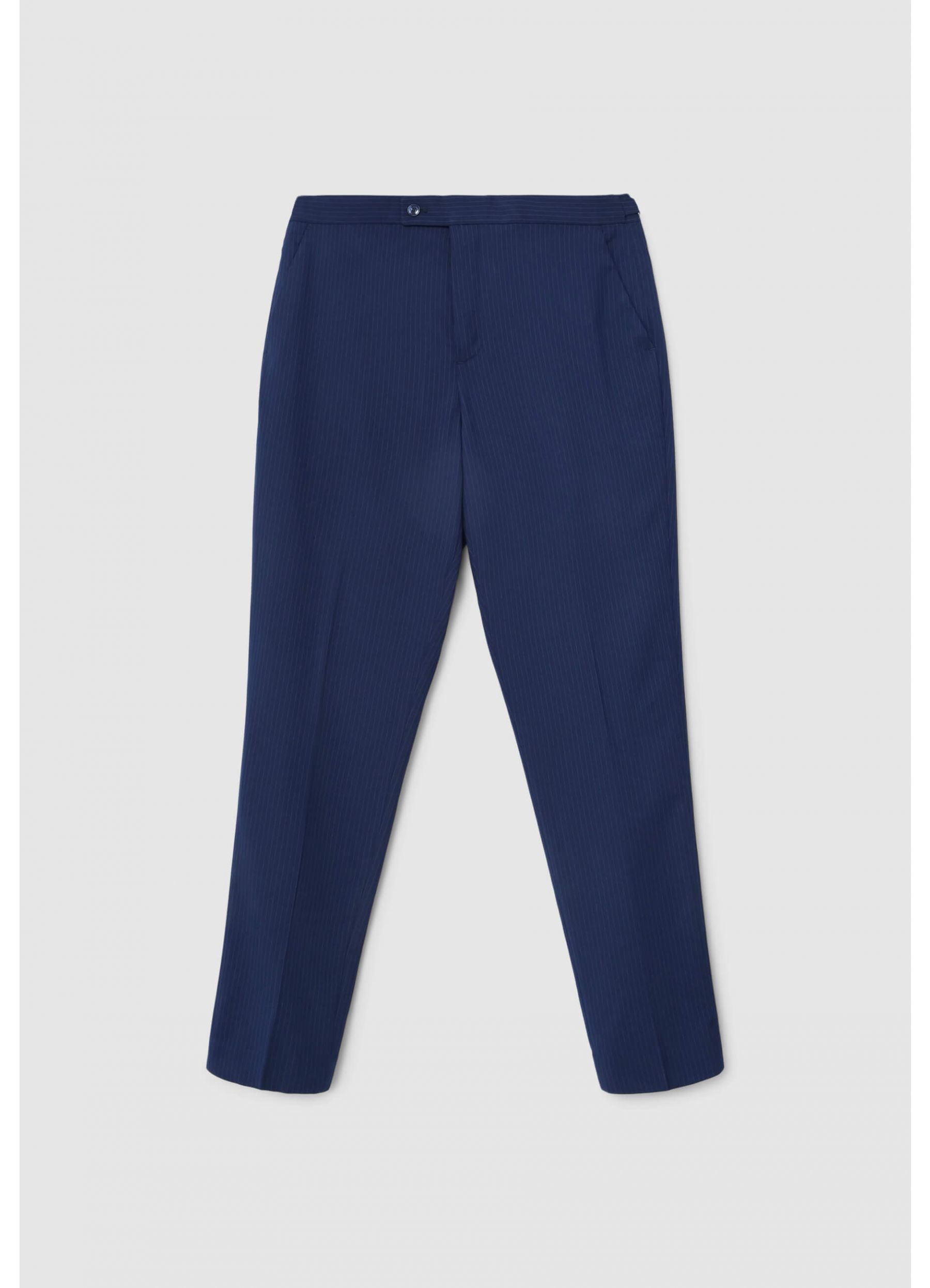 Spodnie w prążki war. niebieski blue night | Calliope