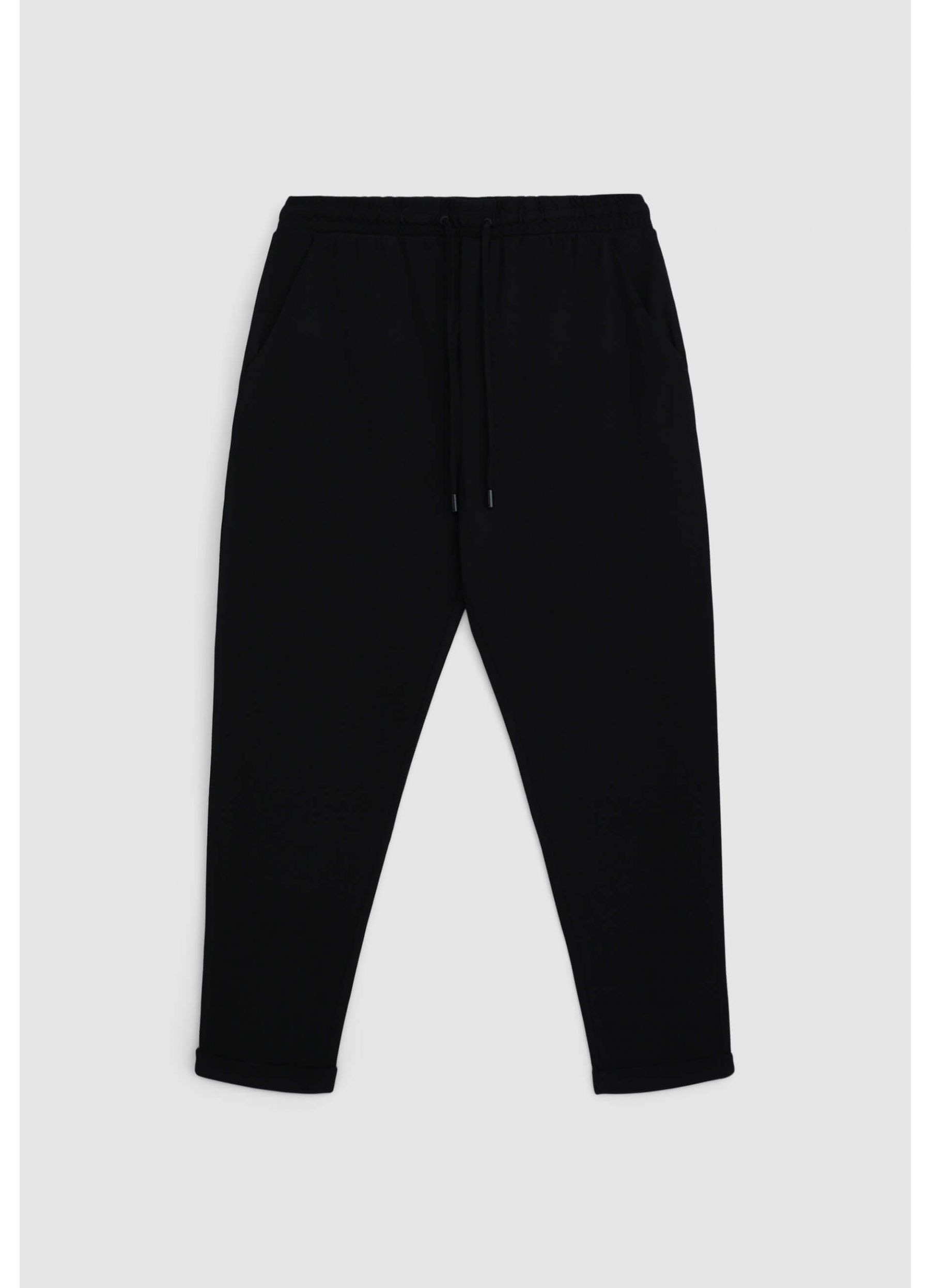 Gym trousers in piqué fabric black | Calliope