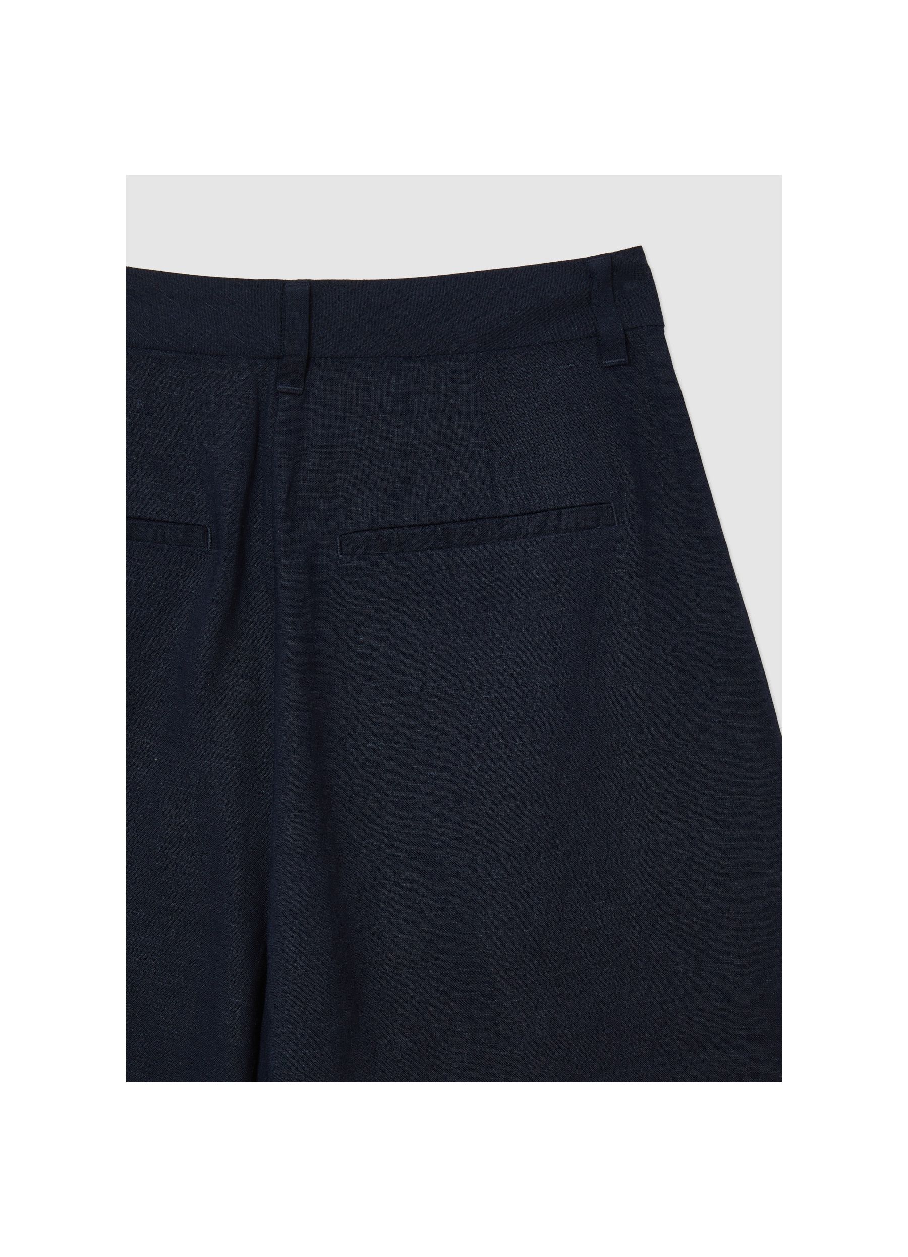 Plain Bermuda shorts blue night | Calliope