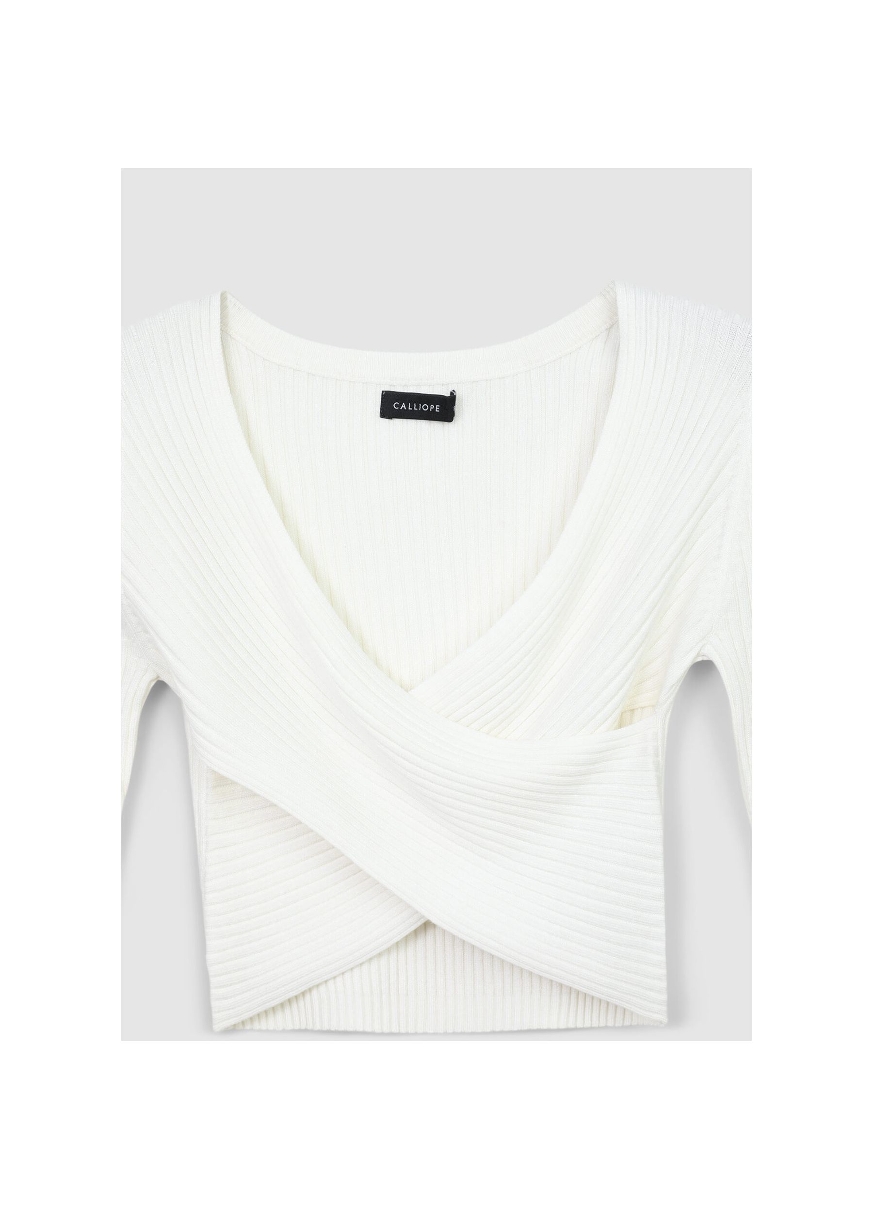 TSKD06732A MAGLIA INCROCIATA COSTINA S024 bela vuna | Calliope