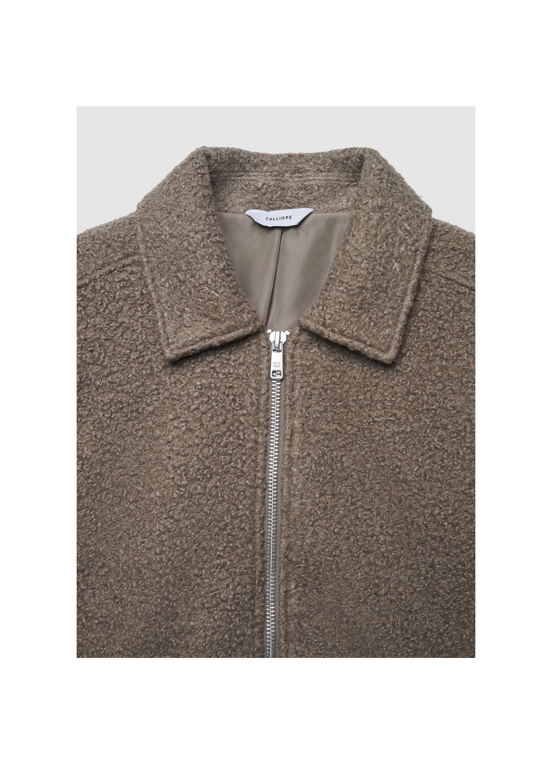 Bouclé jacket turtle | Calliope