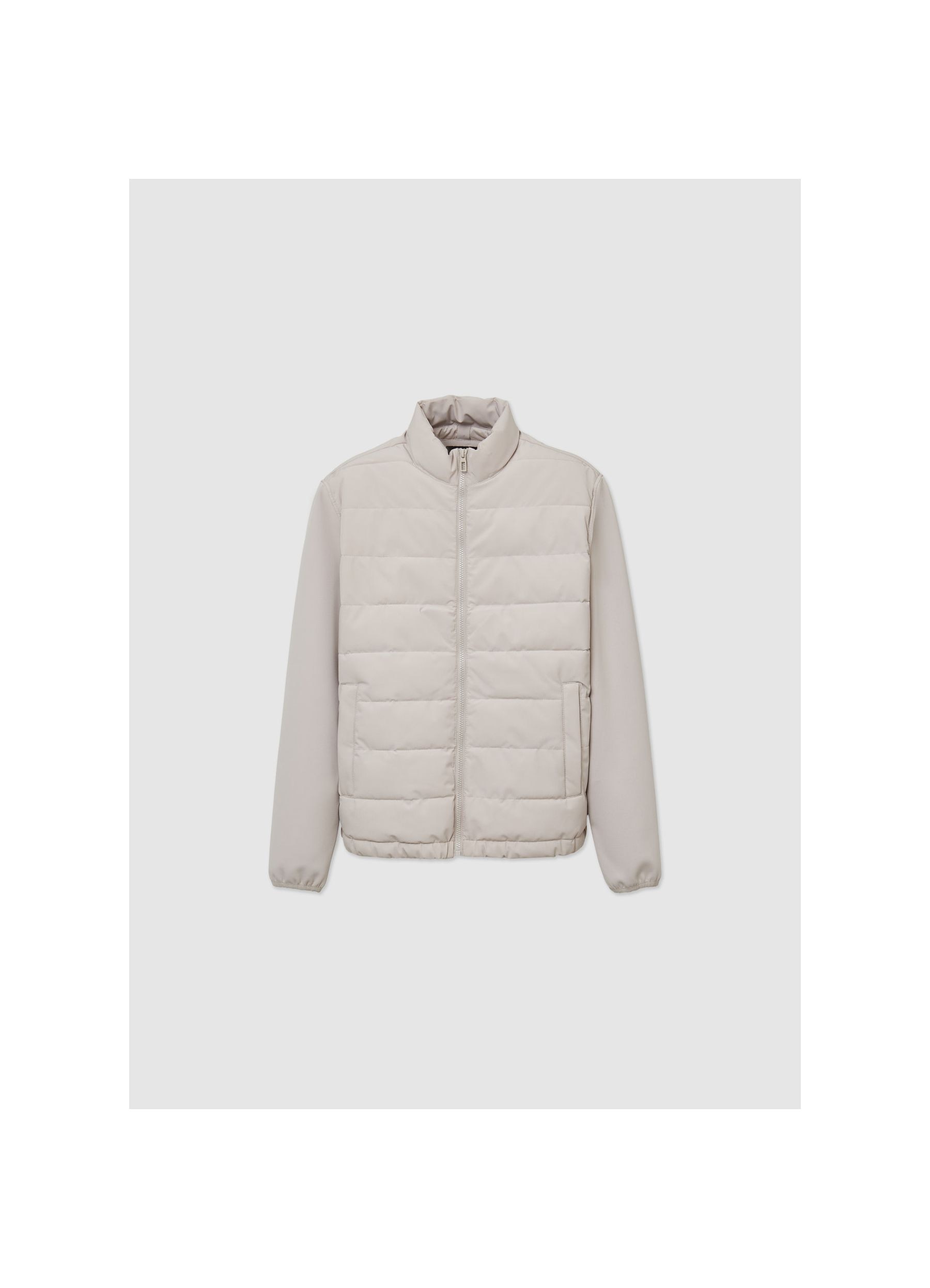 Padded jacket with zip mud | Calliope