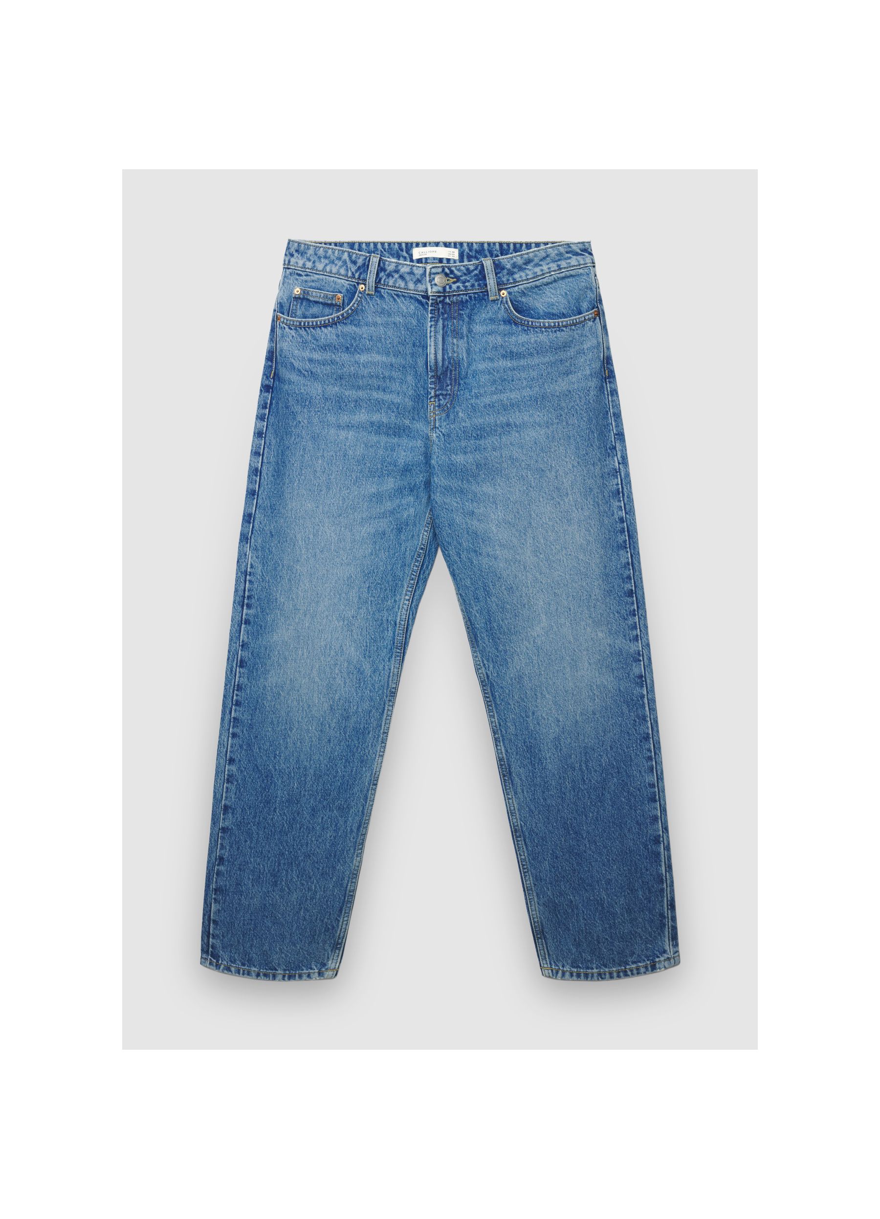 Relaxed fit jeans middle blue denim | Calliope
