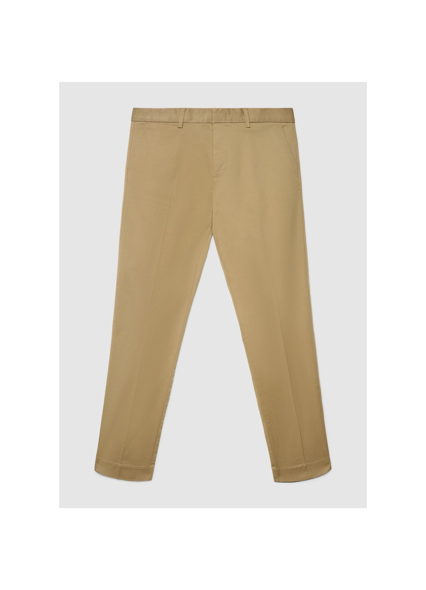 Tailored trousers with welt pockets tabacco | Calliope