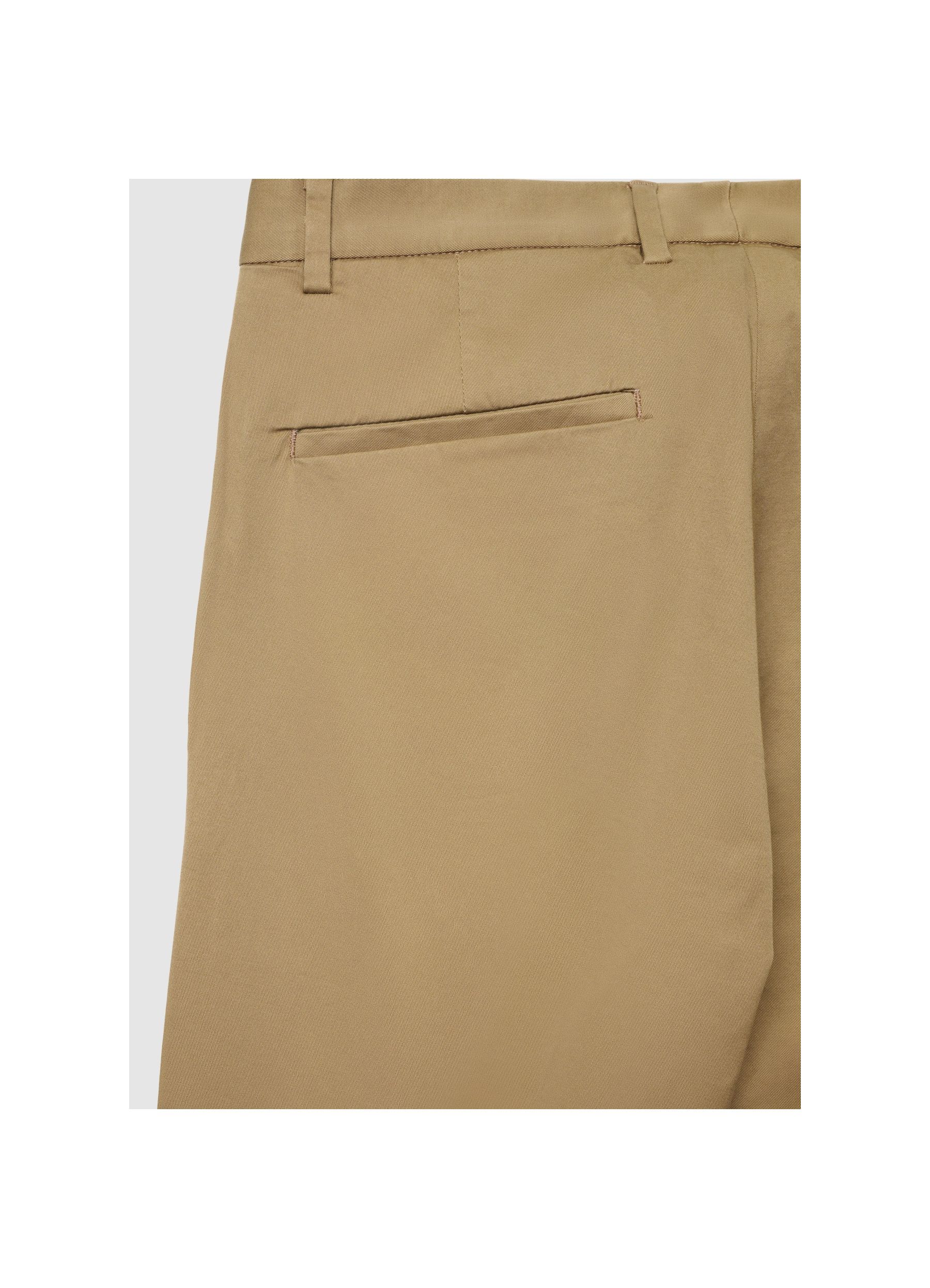 Tailored trousers with welt pockets tabacco | Calliope