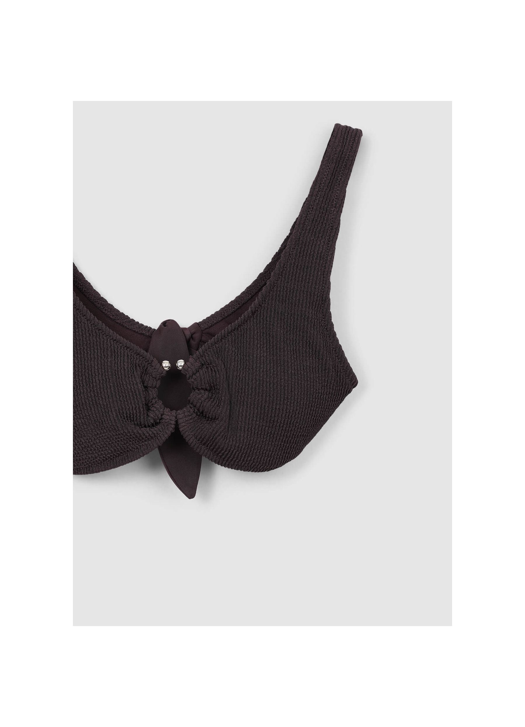 Ανάγλυφο μπραλέτ Σκούρο καφέ | Calliope