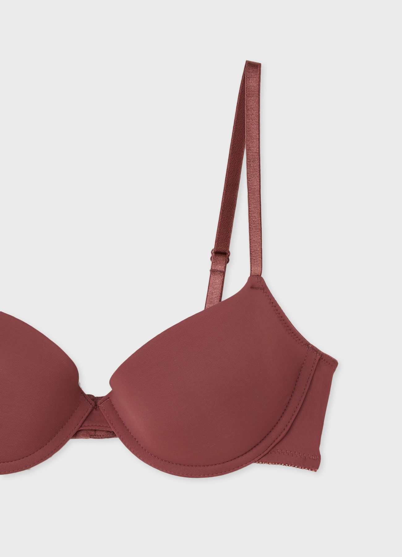 basic preformed bra mauve dark | Calliope